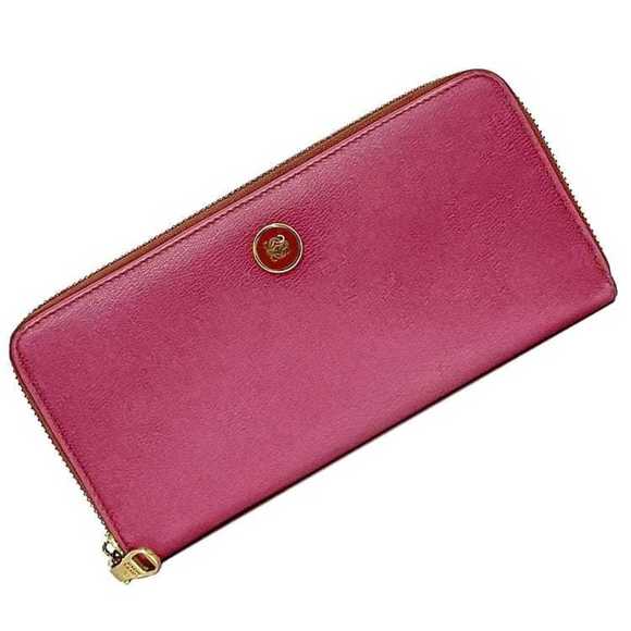 Loewe | Bags | Loewe Round Long Wallet Pink Anagram Leather Ladies ...